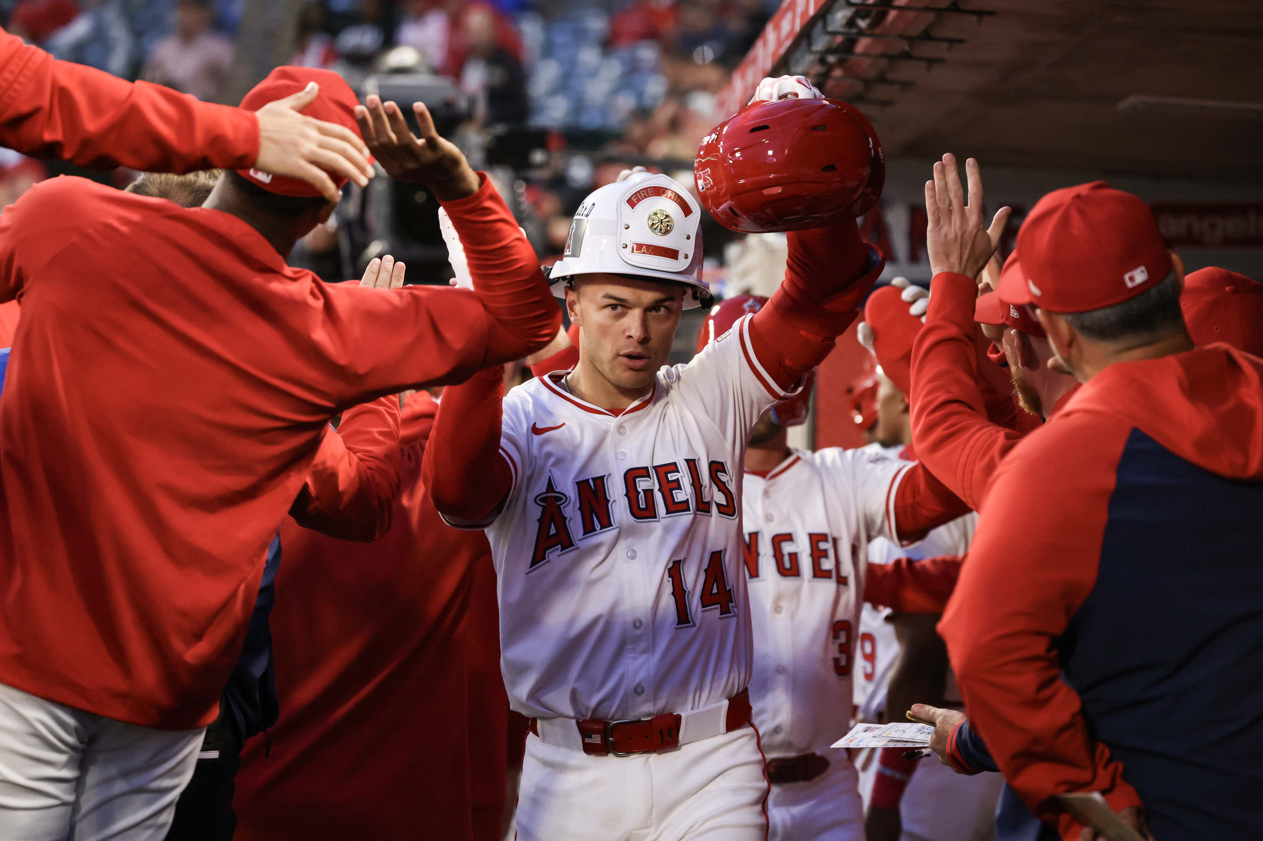 TST Images: Angels defeat Pirates, 4-3, at Angel Stadium