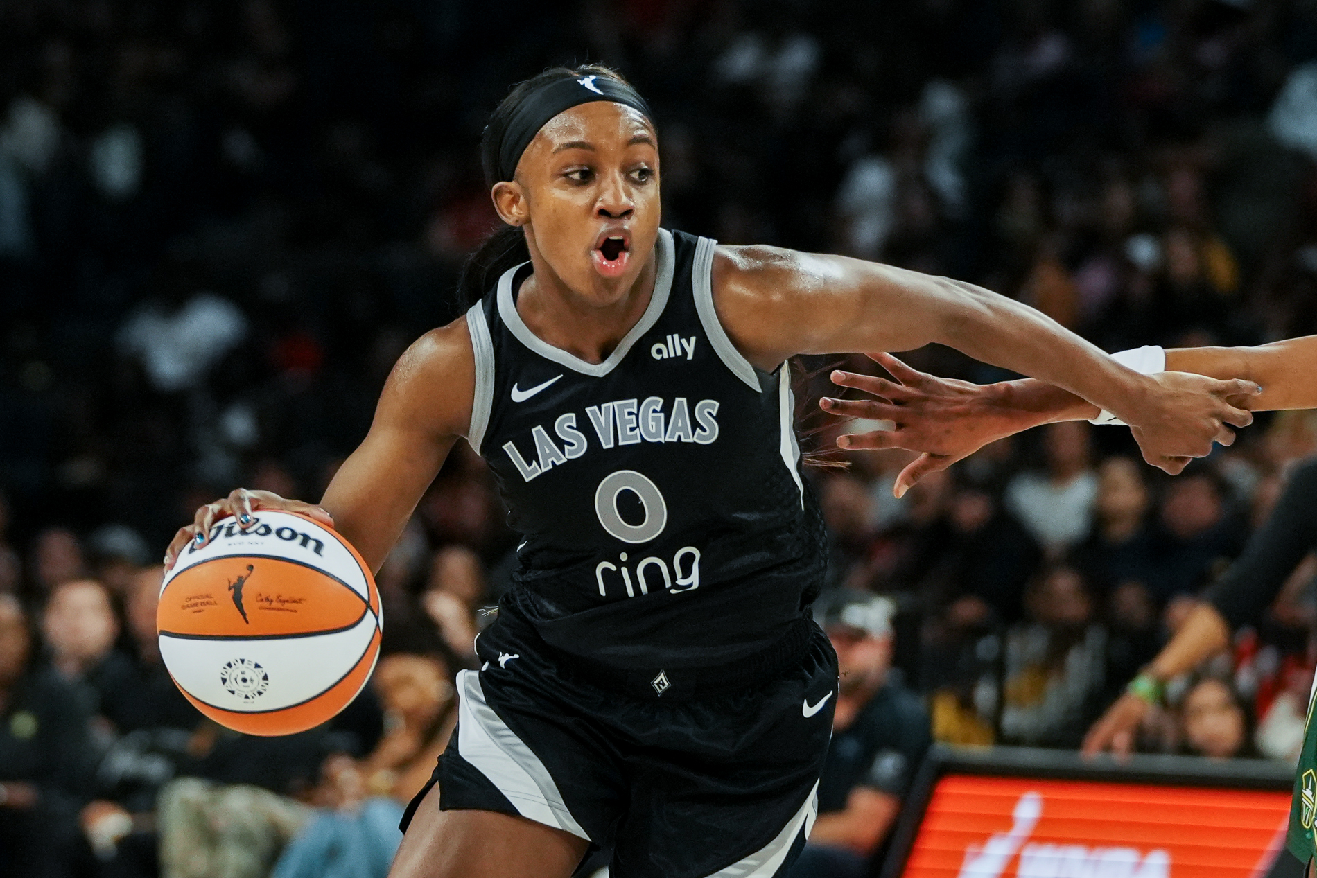 TST Images: Aces defeat Storm, 90-86, at Michelob Ultra Arena