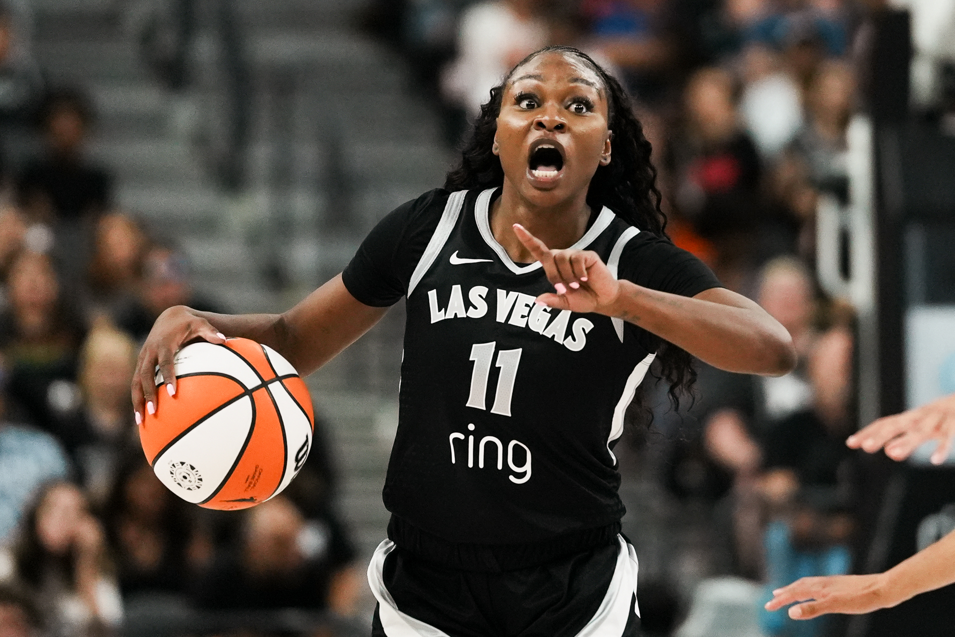 TST Images: Aces defeat Lynx, 97-87, at T-Mobile Arena