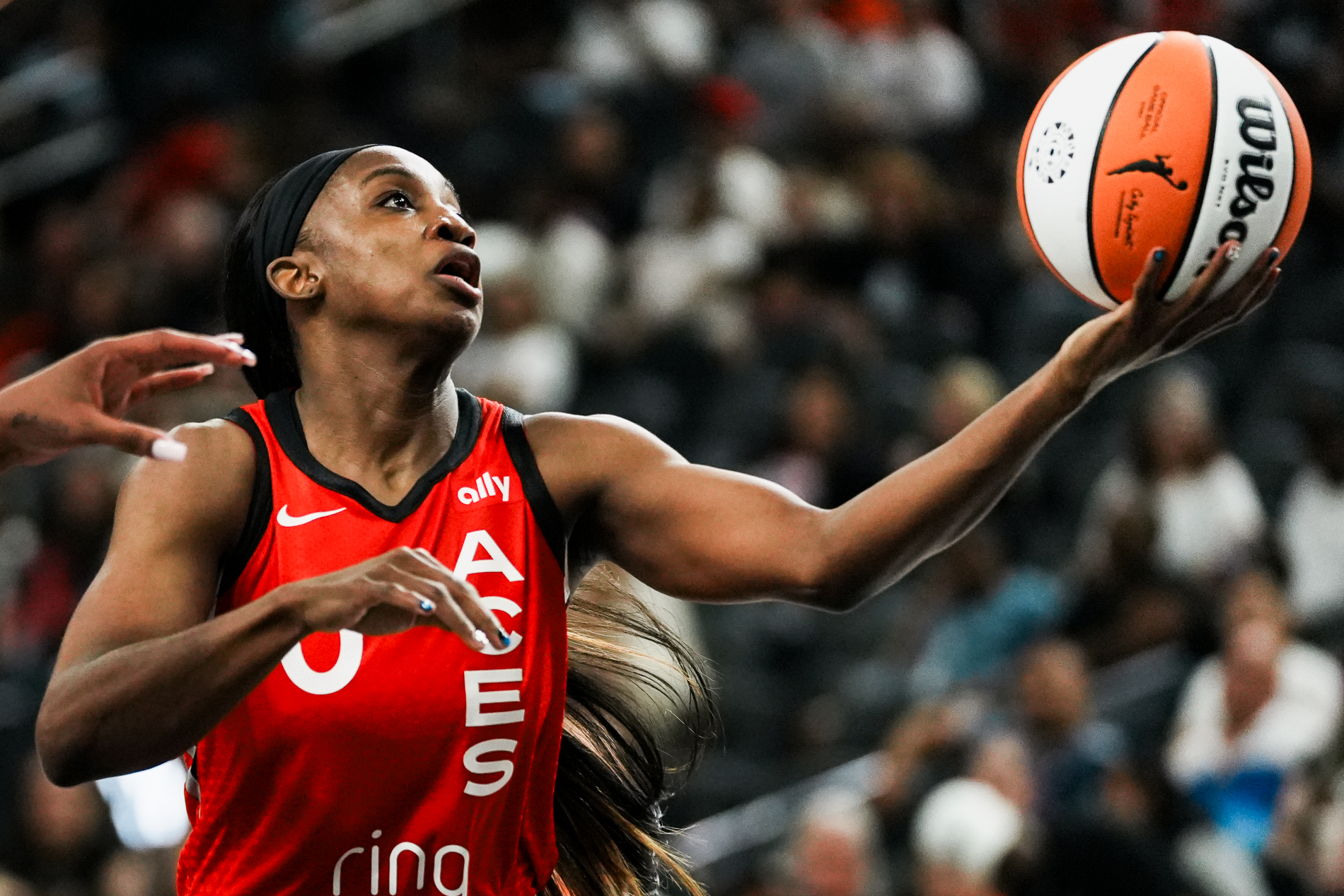 TST Images: Aces defeat Sky, 80-66, at T-Mobile Arena
