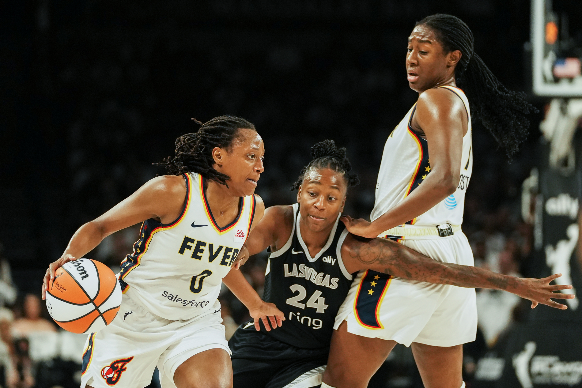 TST Images: Aces fall to Fever, 89-73, at Michelob Ultra Arena
