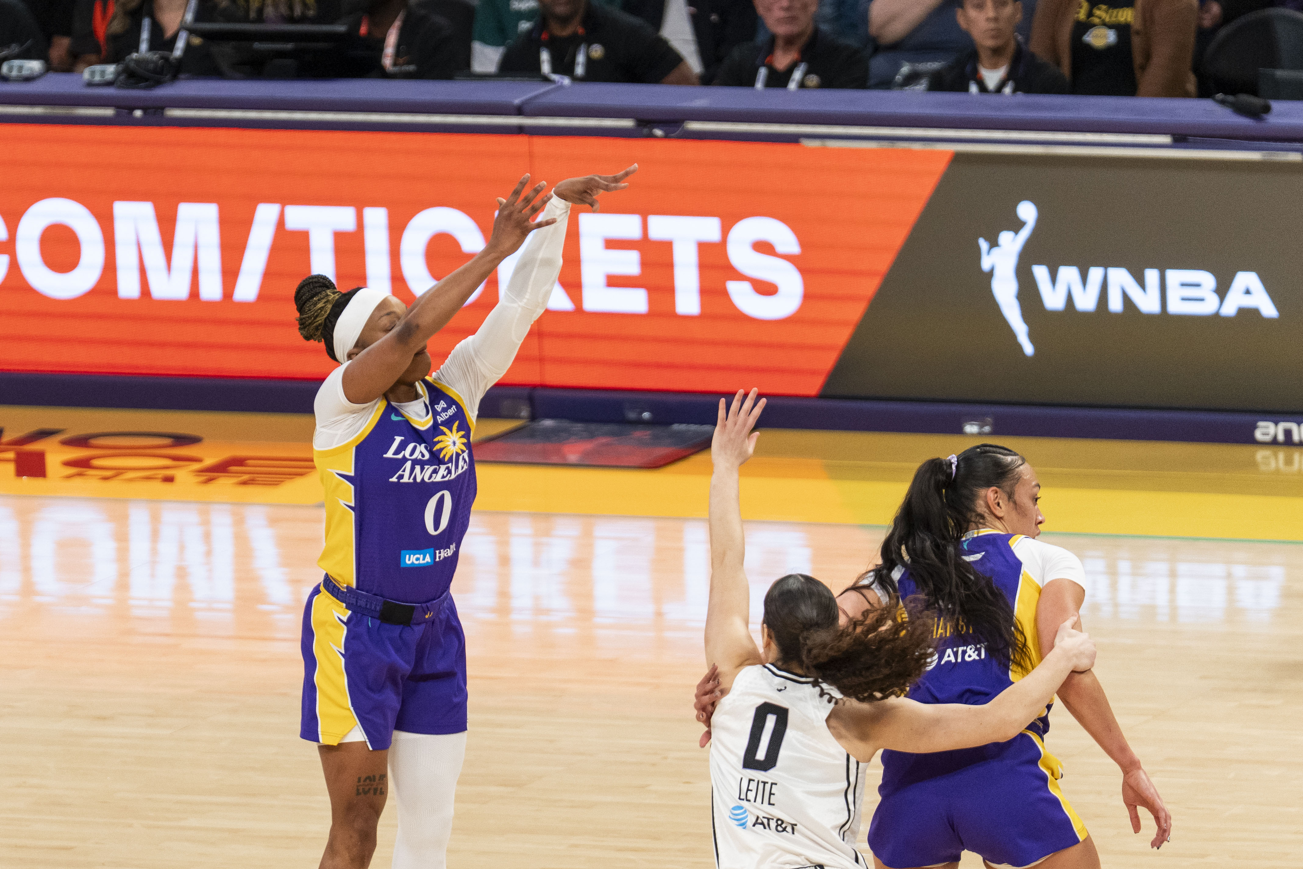 TST Images: Sparks lose to Valkyries, 82-73, at Crypto Arena