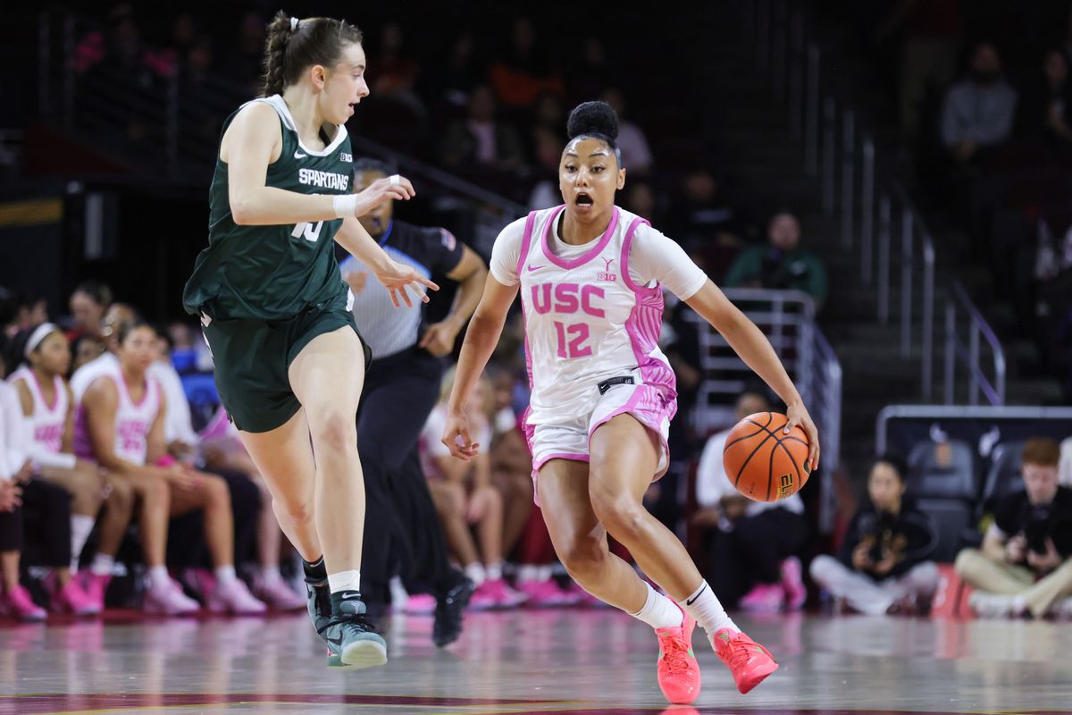 TST Images: USC WBB defeats Michigan, 83-75, at Galen Center