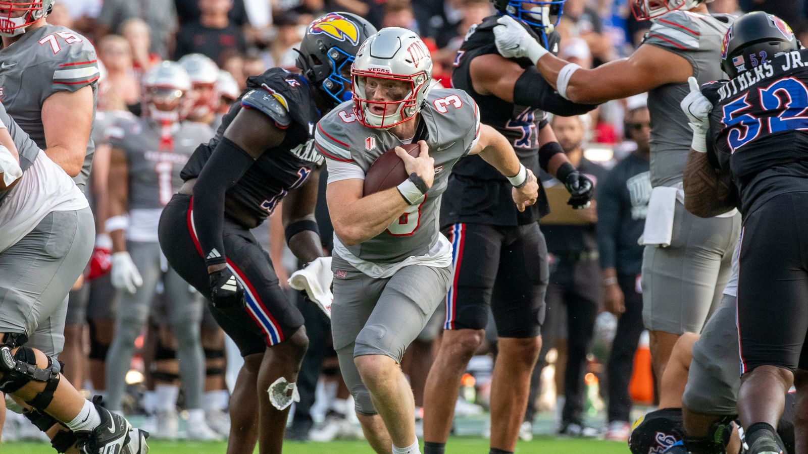 UNLV earns benchmark victory in thrilling bout against Kansas