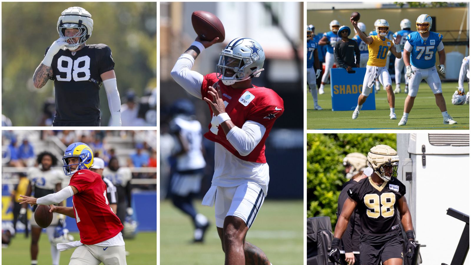 5 NFL training camps in Southern California creates football paradise