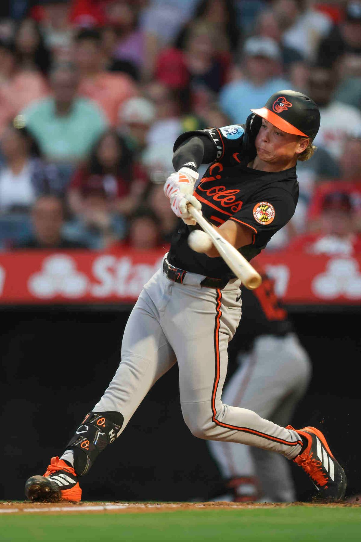 TST Images: The Orioles take game 1 in a weekend series in Anaheim.