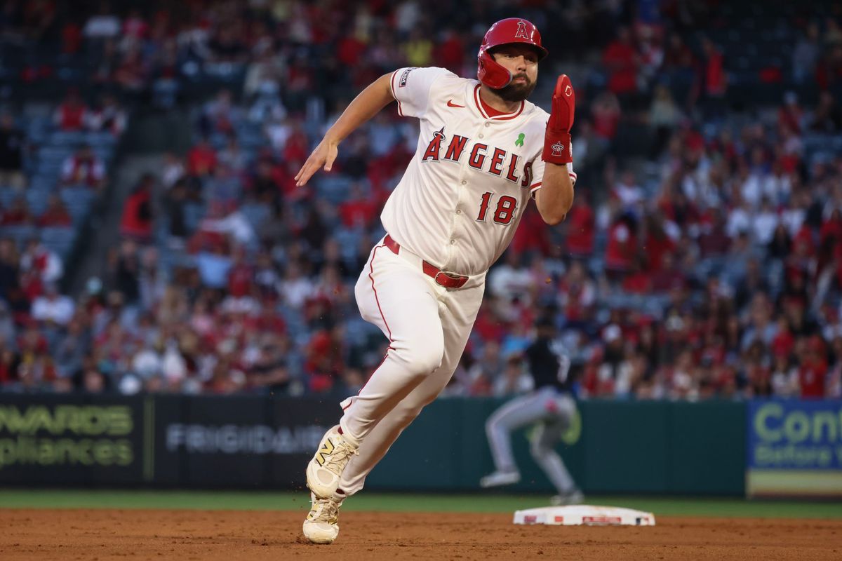 TST Images: Angels defeat Marlins, 7-4, at Angel Stadium