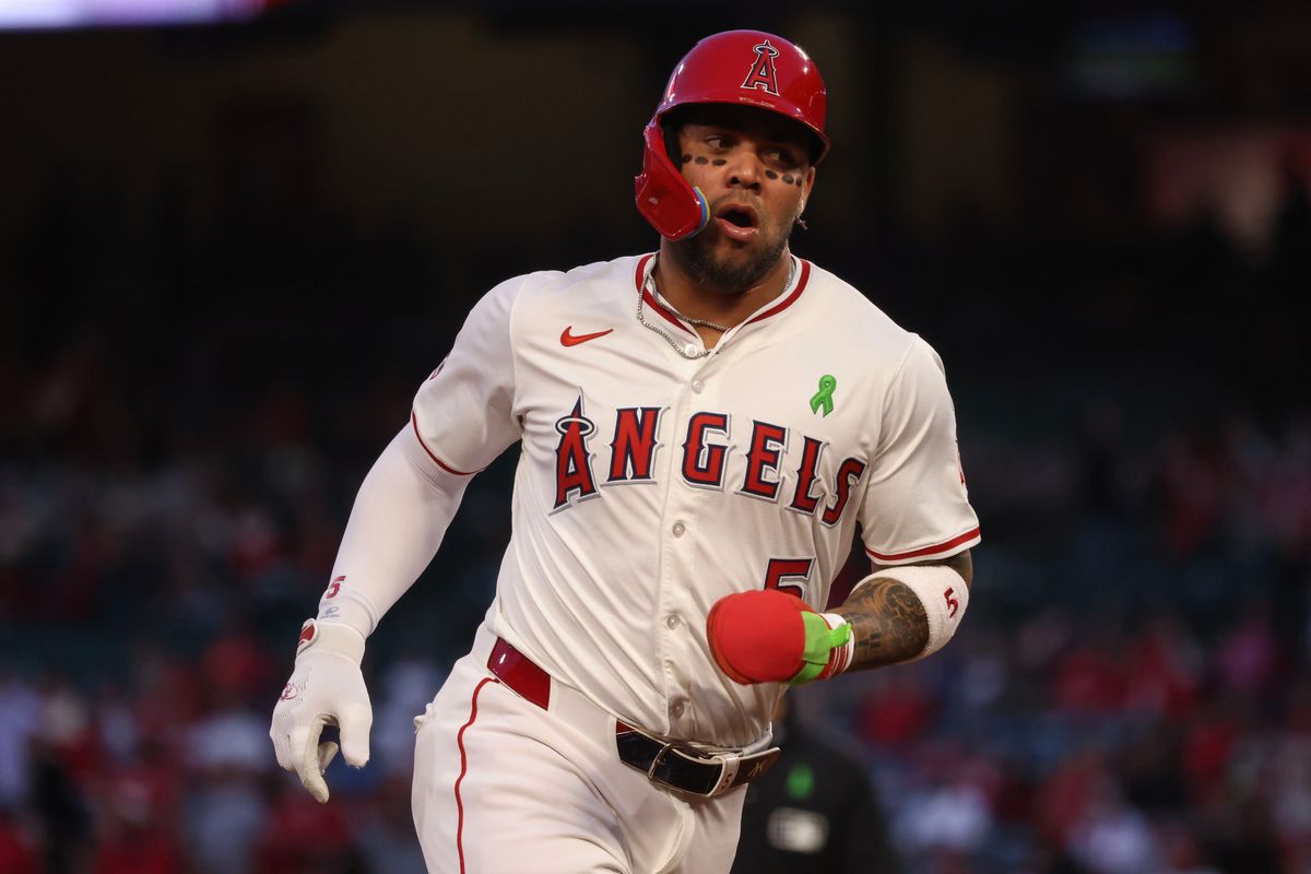 TST Images: Angels defeat Marlins, 7-4, at Angel Stadium