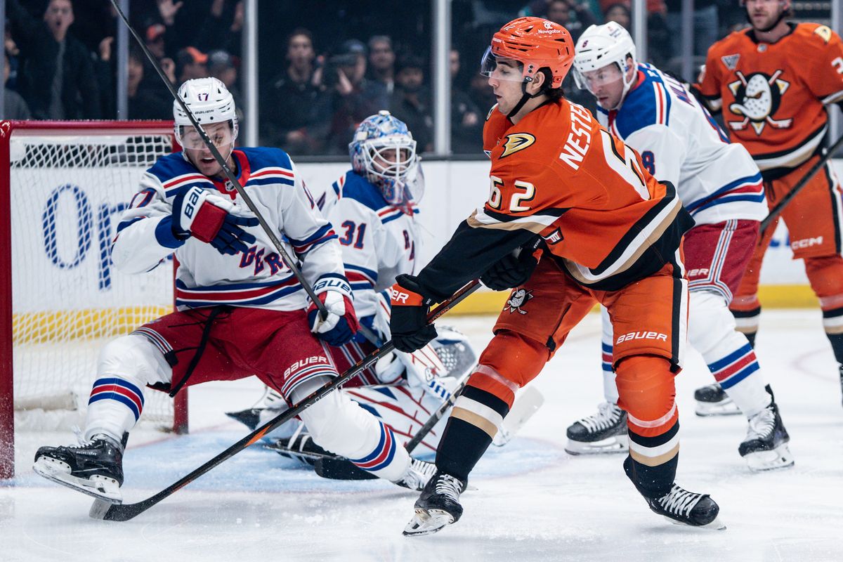 TST Images: Ducks beat Rangers, 5-4, at Honda Center