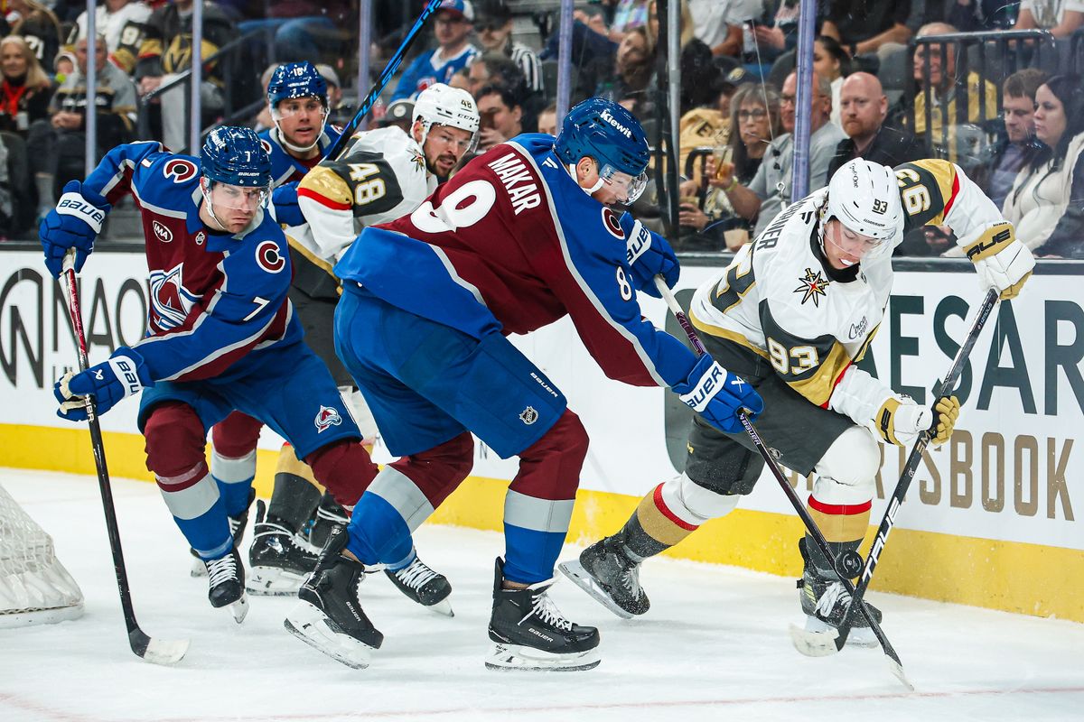 TST Images: Avalanche defeat the Golden Knights, 4-2, at T-Mobile Arena