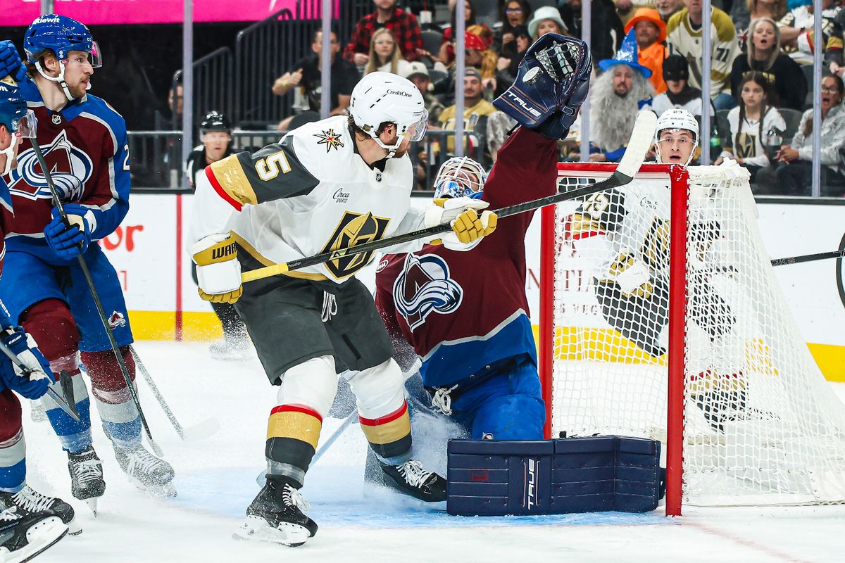 TST Images: Avalanche defeat the Golden Knights, 4-2, at T-Mobile Arena
