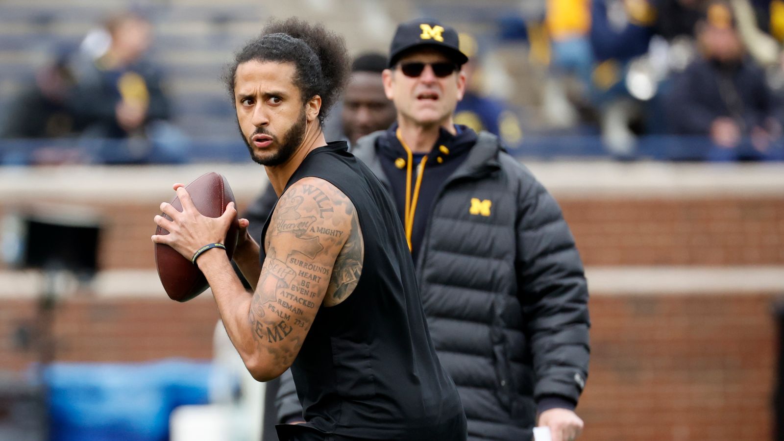 Jim Harbaugh says Colin Kaepernick won't join staff or QB room