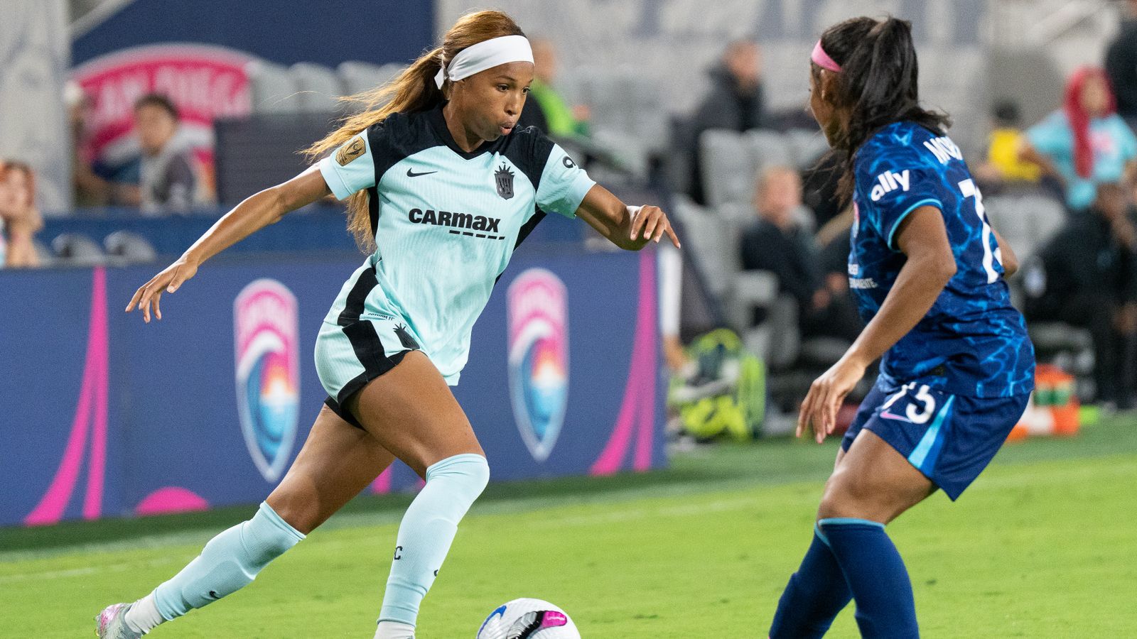 Jaedyn Shaw tallies in debut as Gotham FC shut out Wave
