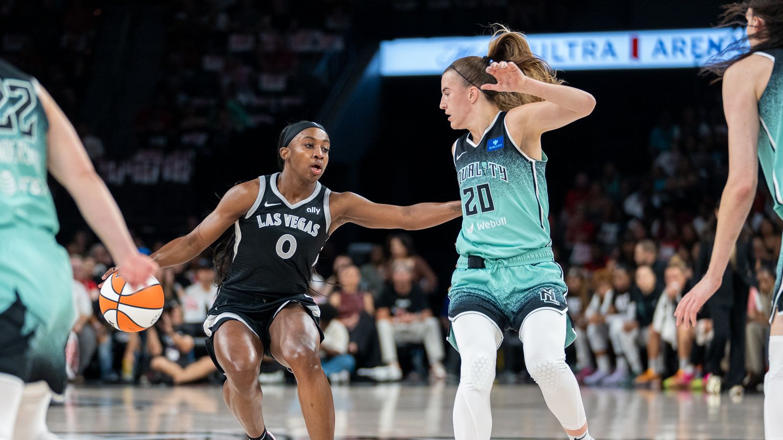 TST Images: Las Vegas Aces defeat New York Liberty in game three of ...