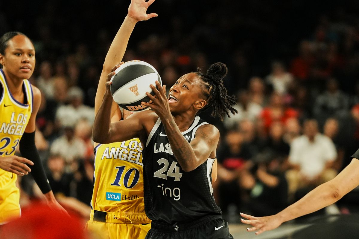 TST Images: Aces defeated by Sparks 97-89, in Las Vegas