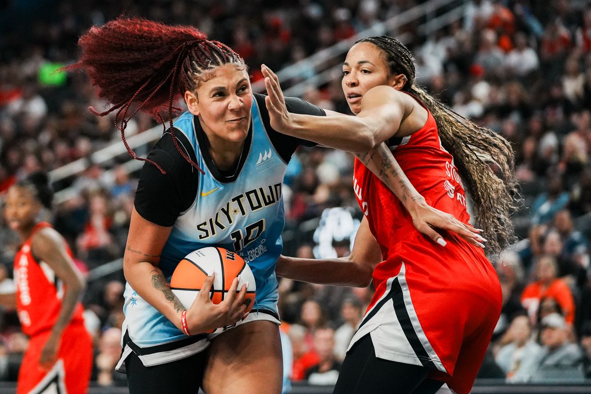 TST Images: Aces defeat Sky, 80-66, at T-Mobile Arena