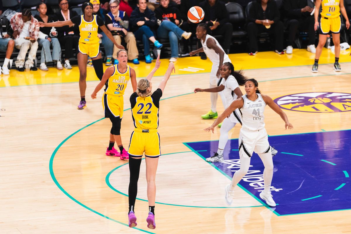 TST Images: Aces defeat Sparks, 89-74, at Cyrpto.com Arena