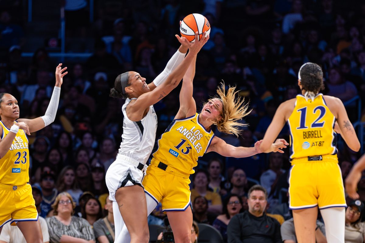 TST Images: Aces defeat Sparks, 103-75, at Crypto.com Arena